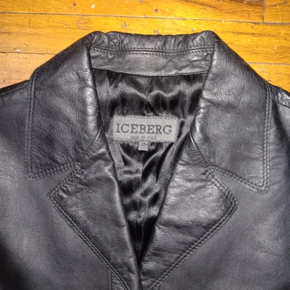 Iceberg | Jackets & Coats | Iceberg Leather Fringed Blazer | Poshmark